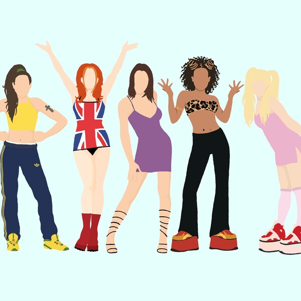 Sporty spice tattoo - Etsy México