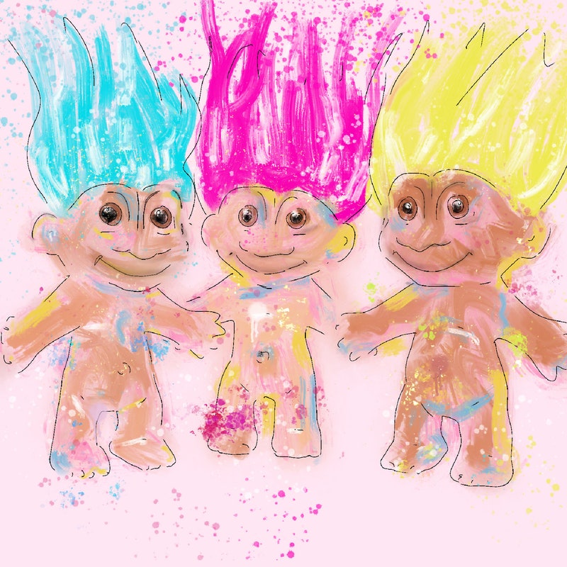 Trolls Poster - Etsy