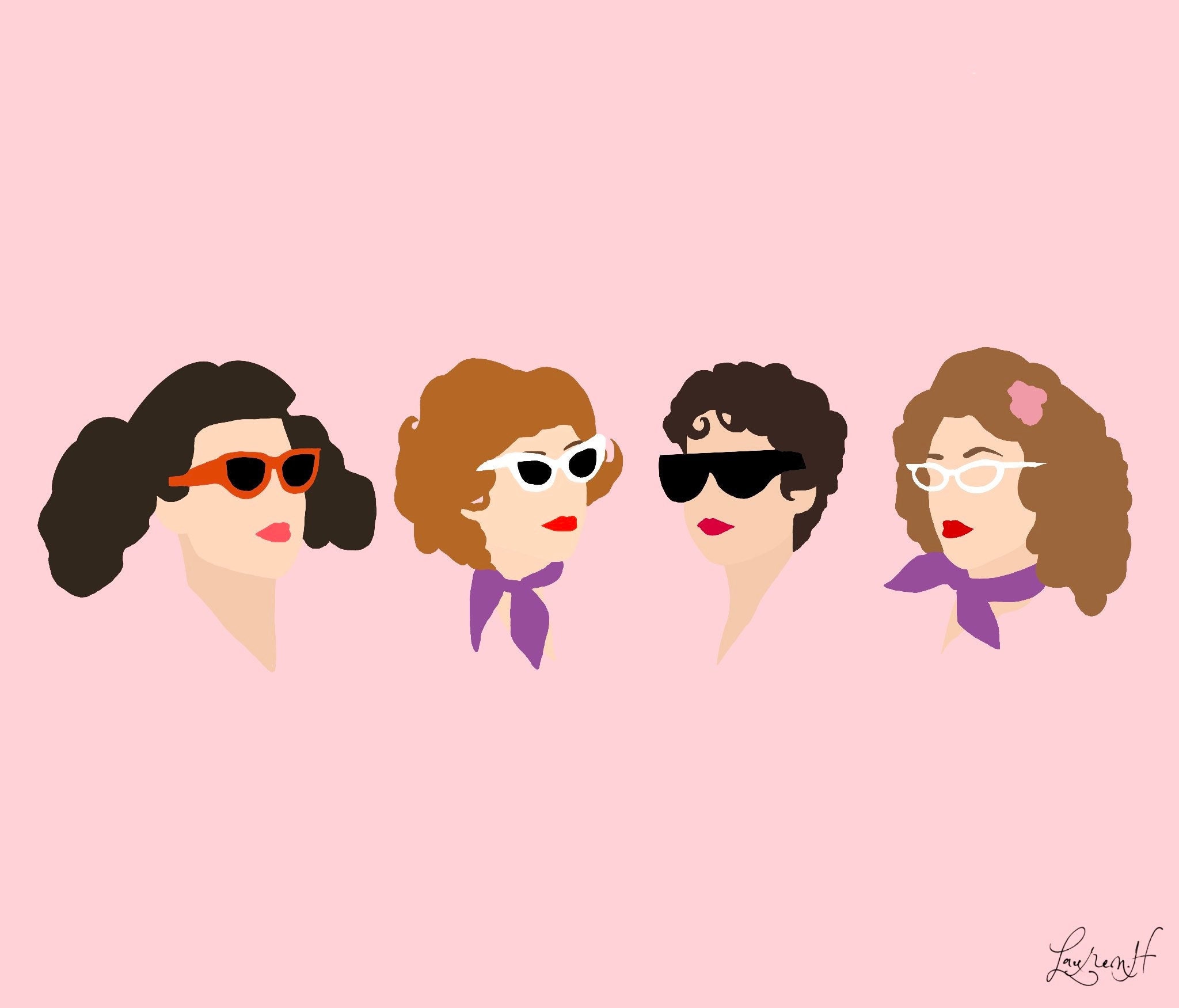 Pink Lady Grease Hair
