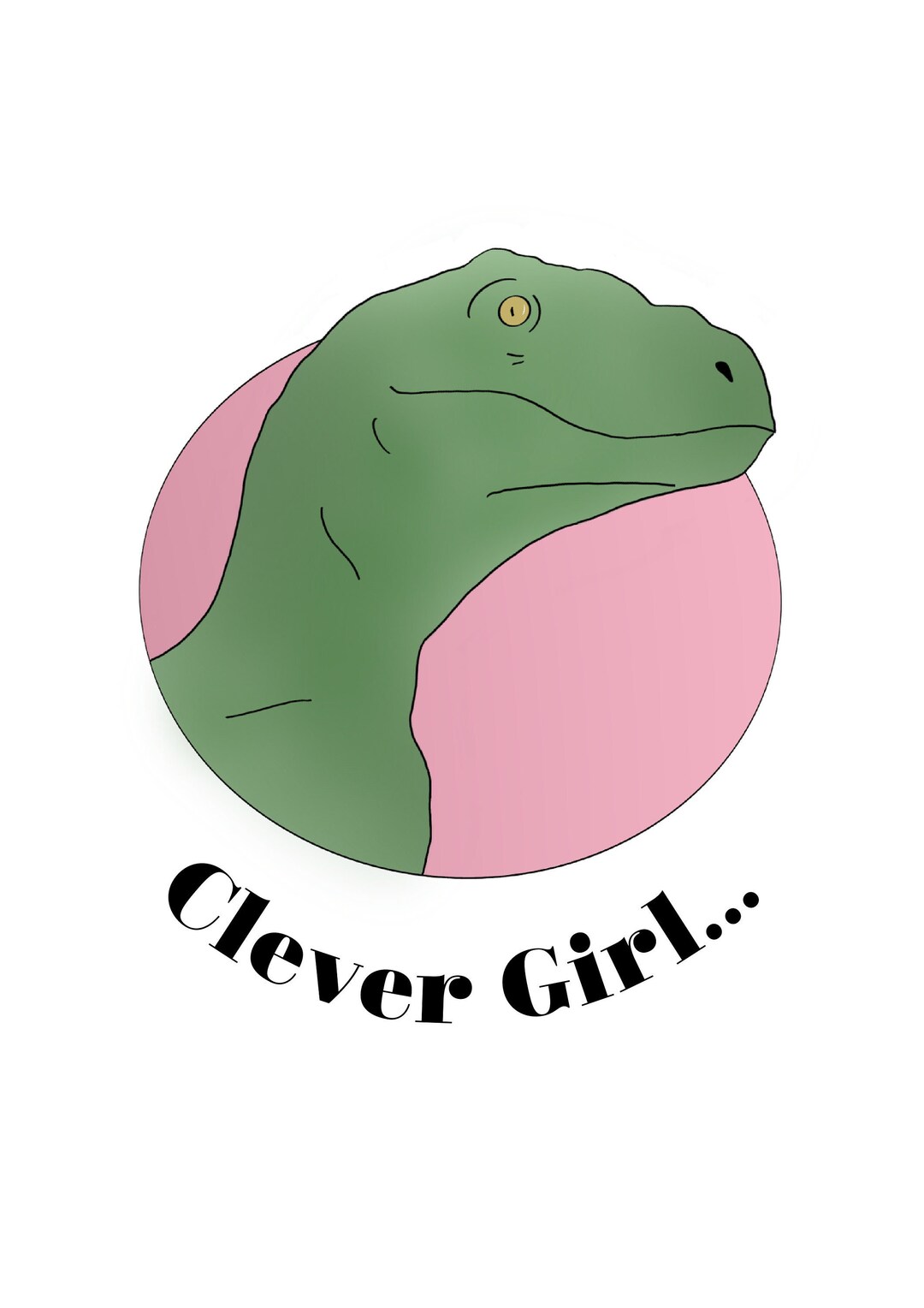 DIGITAL DOWNLOAD - "clever Girl" - Art Print - Instant Download - Etsy