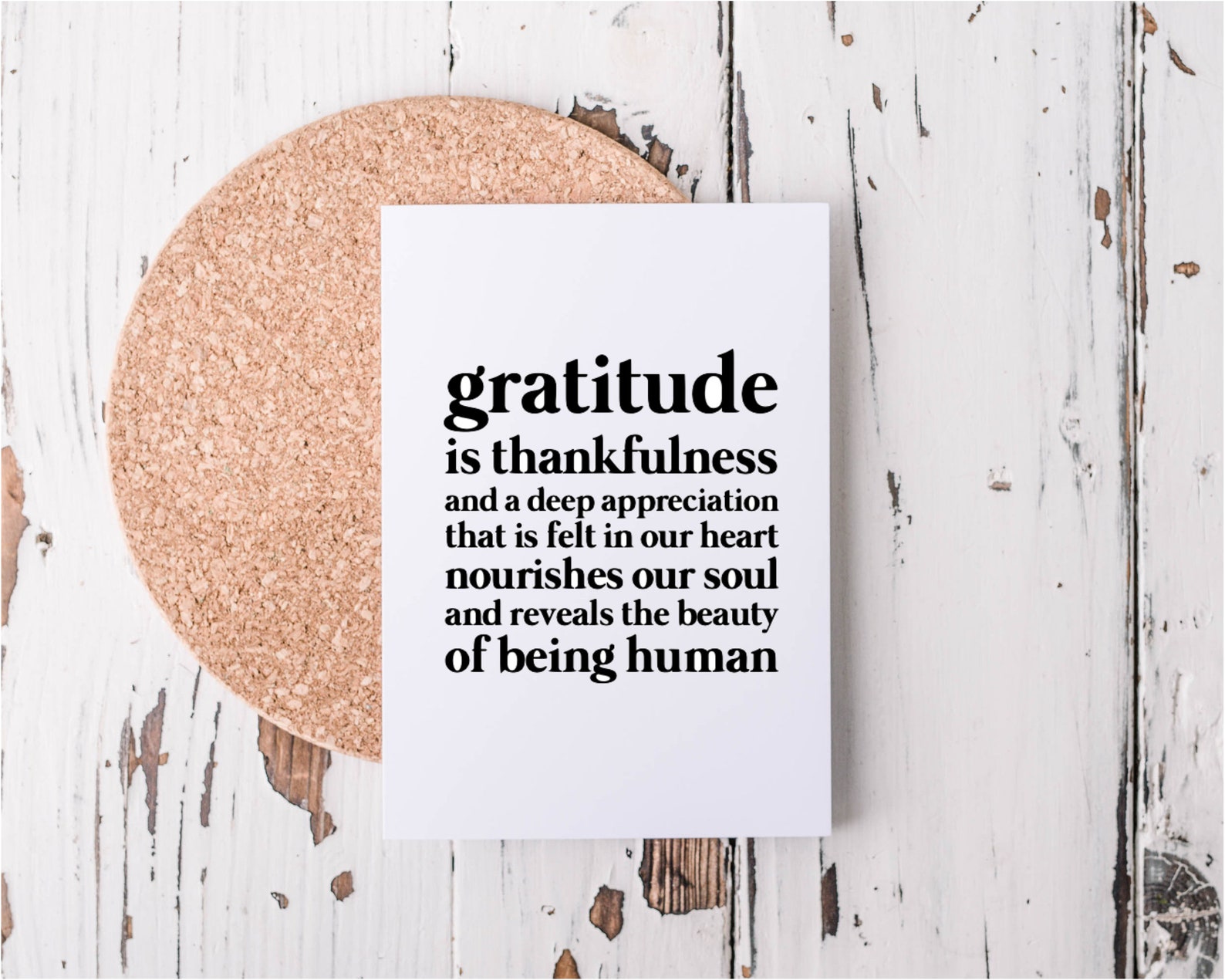 Gratitude Card | Thank You Card | Appreciation Card - Etsy