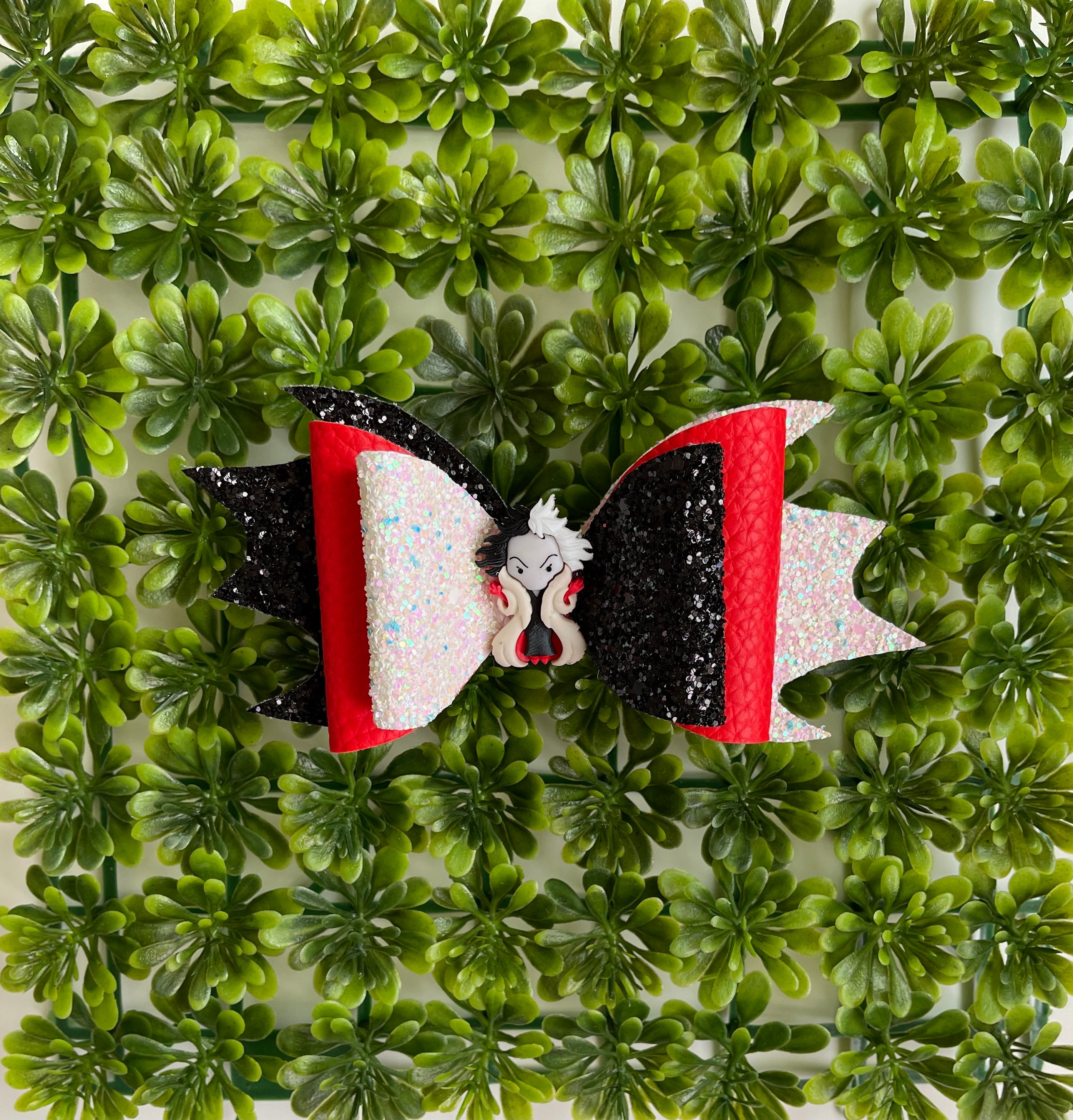 Disney Villains Hair Bows, Evil Hair Bow, Villain Hair Clips, Ursula ...