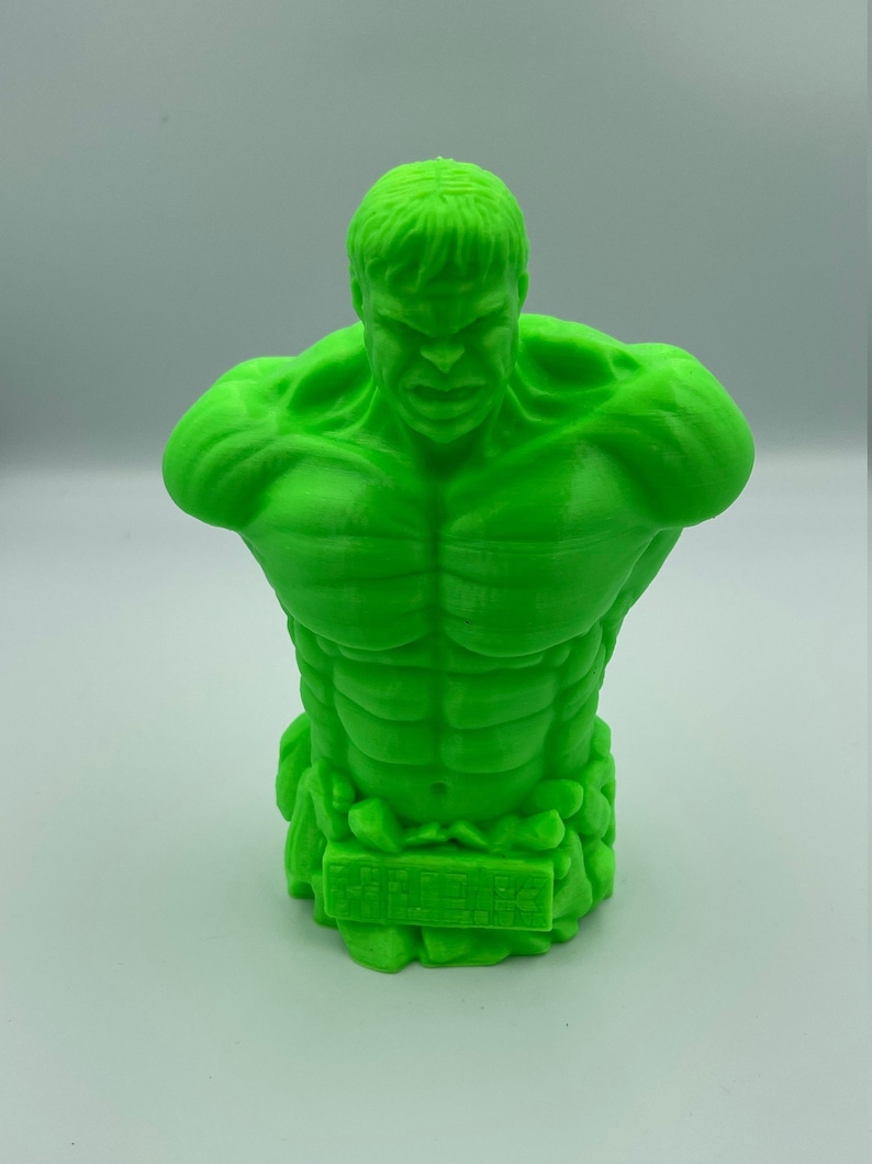 Hulk Bust 3D Printed Sculpture - Etsy