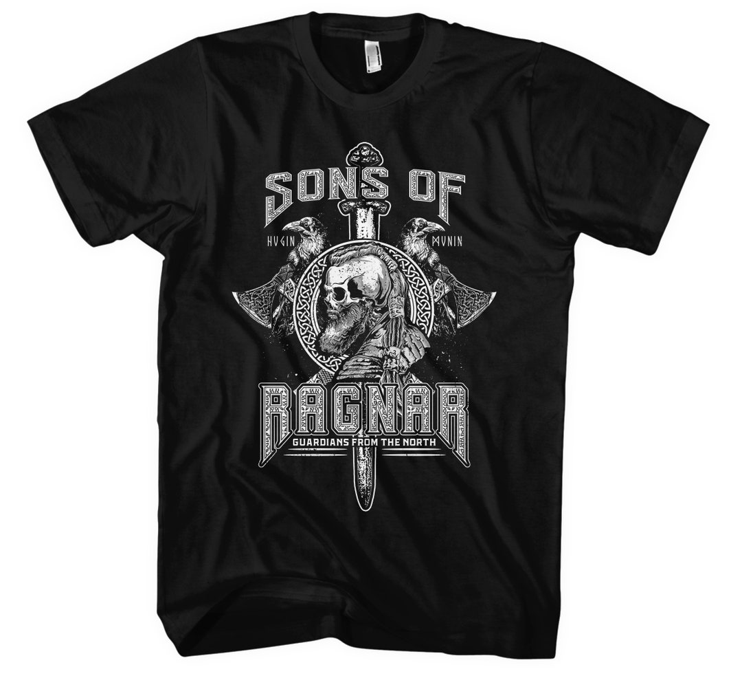 Sons of Ragnar Guardians T-shirt M1 | Viking Norse Mythology Odin Thor ...