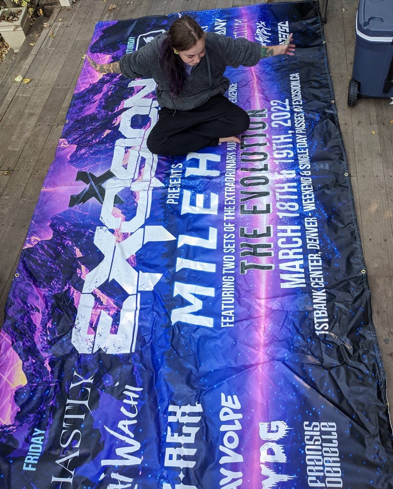 HUGE Excision the Evolution Tour Vinyl Banner - Etsy