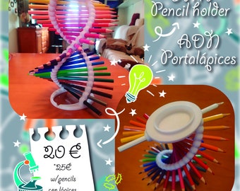 DNA Helix Pencil Holder - Etsy
