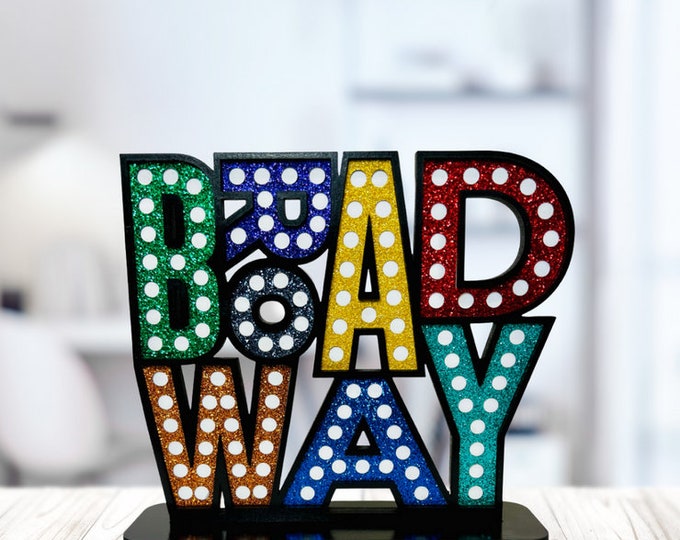 Times Square Broadway Show2 3D Paper-sculpture - Etsy