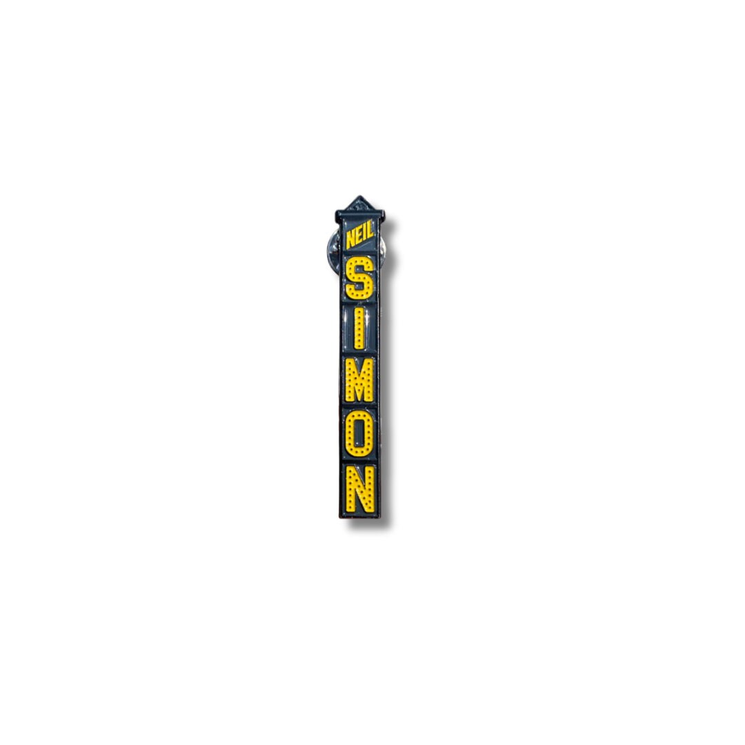 Neil Simon Marquee Enamel Pin - Etsy