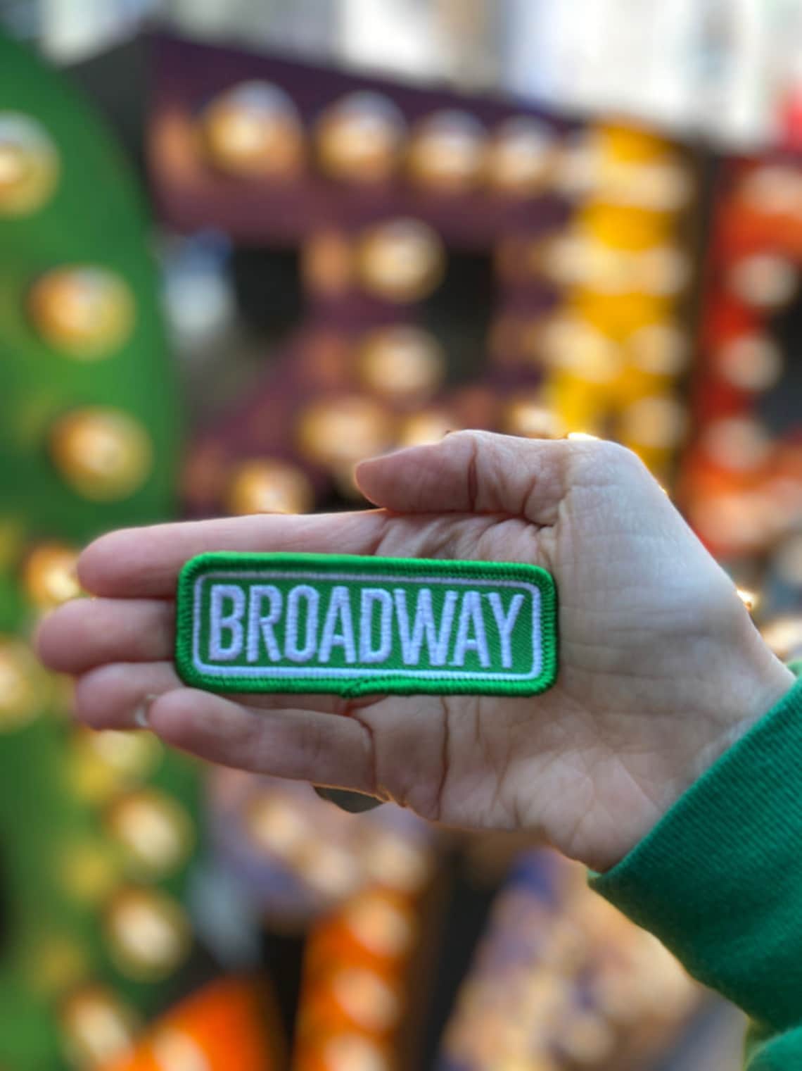 Broadway Street Sign Embroidered Patch - Etsy