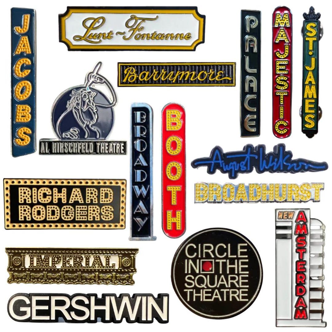 Broadway Theater Marquee Enamel Pins - Etsy