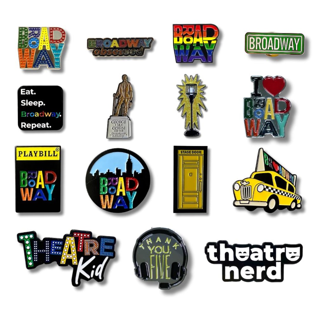 Broadway Enamel Pins - Etsy