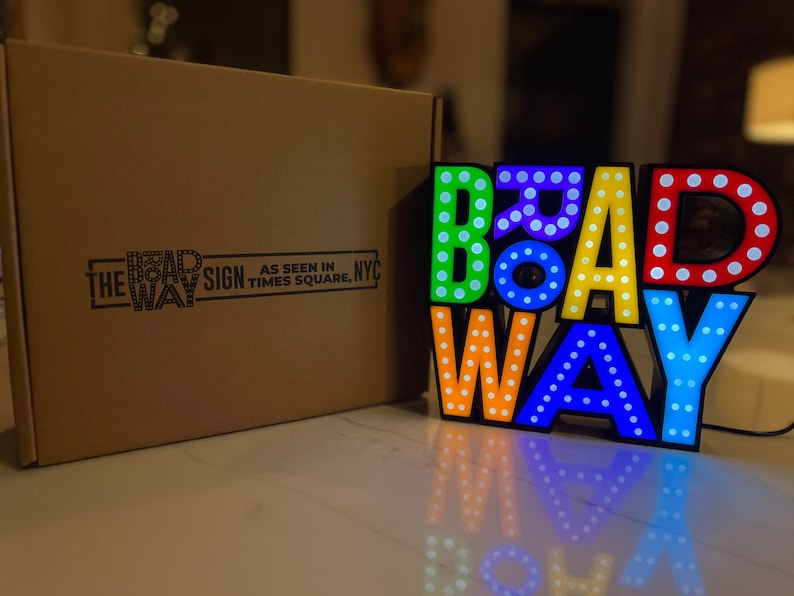 Broadway Sign Light-up Lamp - Etsy