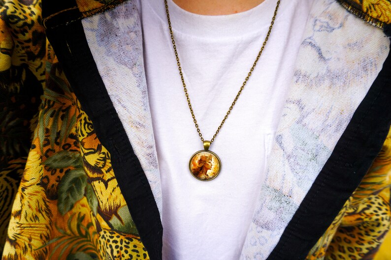 Freya Necklace Goddess Freya Goddess Necklace Viking Pendant Occult ...