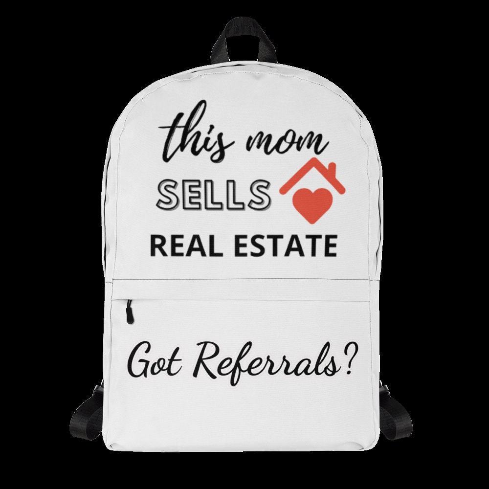 Real Estate, Realtor, Real Estate Backpack, Realtor Backpack, Backpack ...