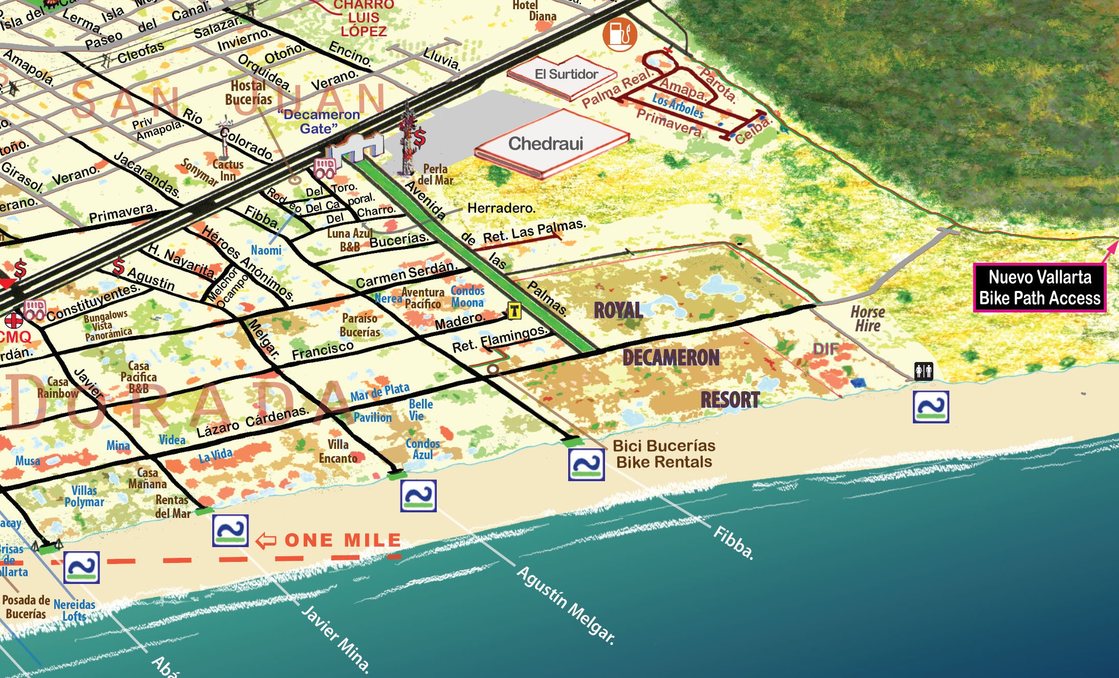 Bucerías Map Poster - Etsy