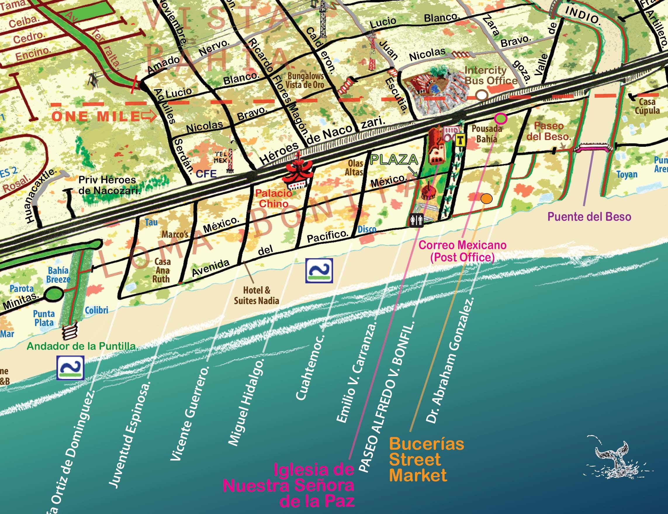 Bucerías Map Poster - Etsy