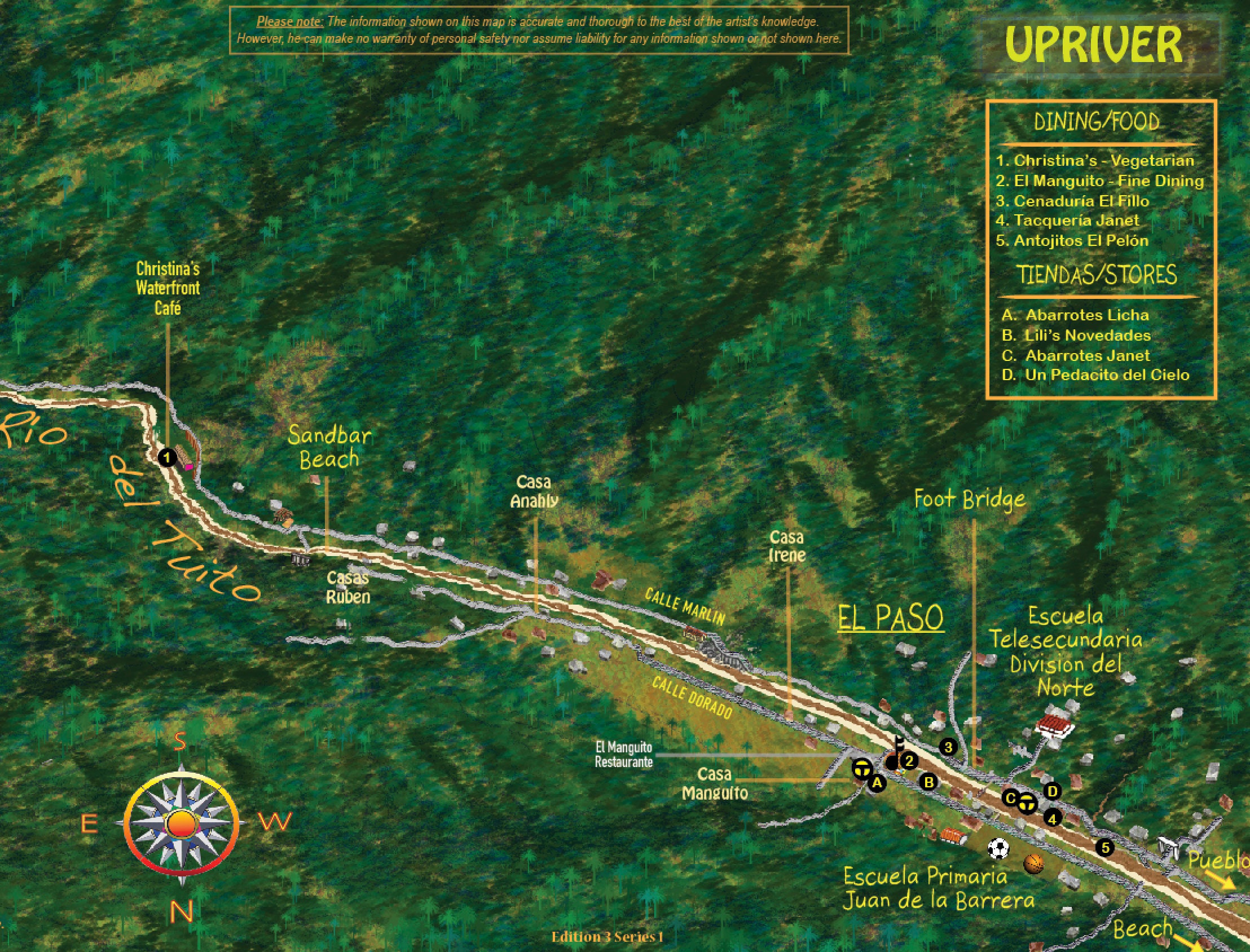 Yelapa Walking Map 2020 - Etsy