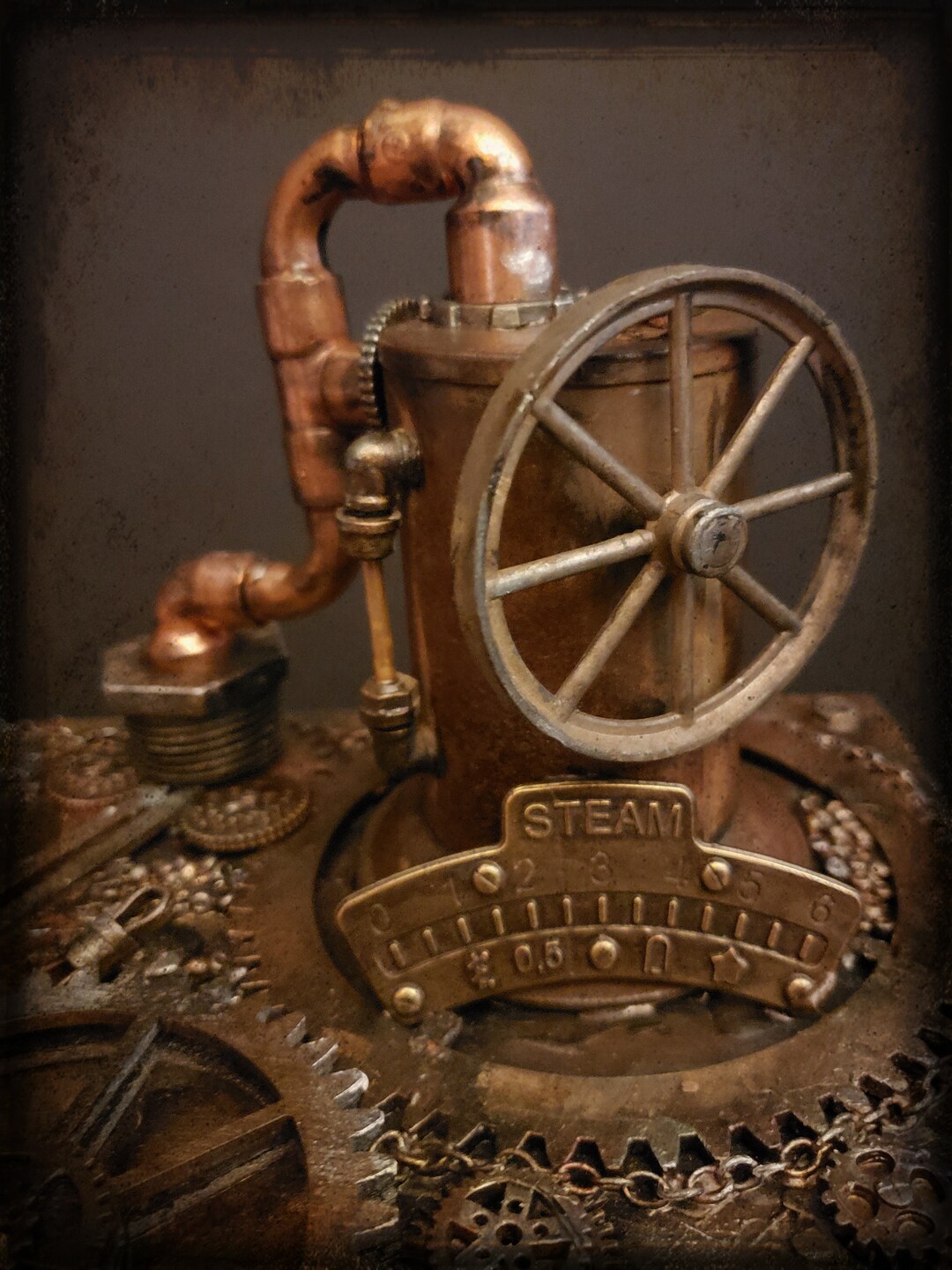 The hot and Steamy Steam Engine Steampunk Box - Etsy