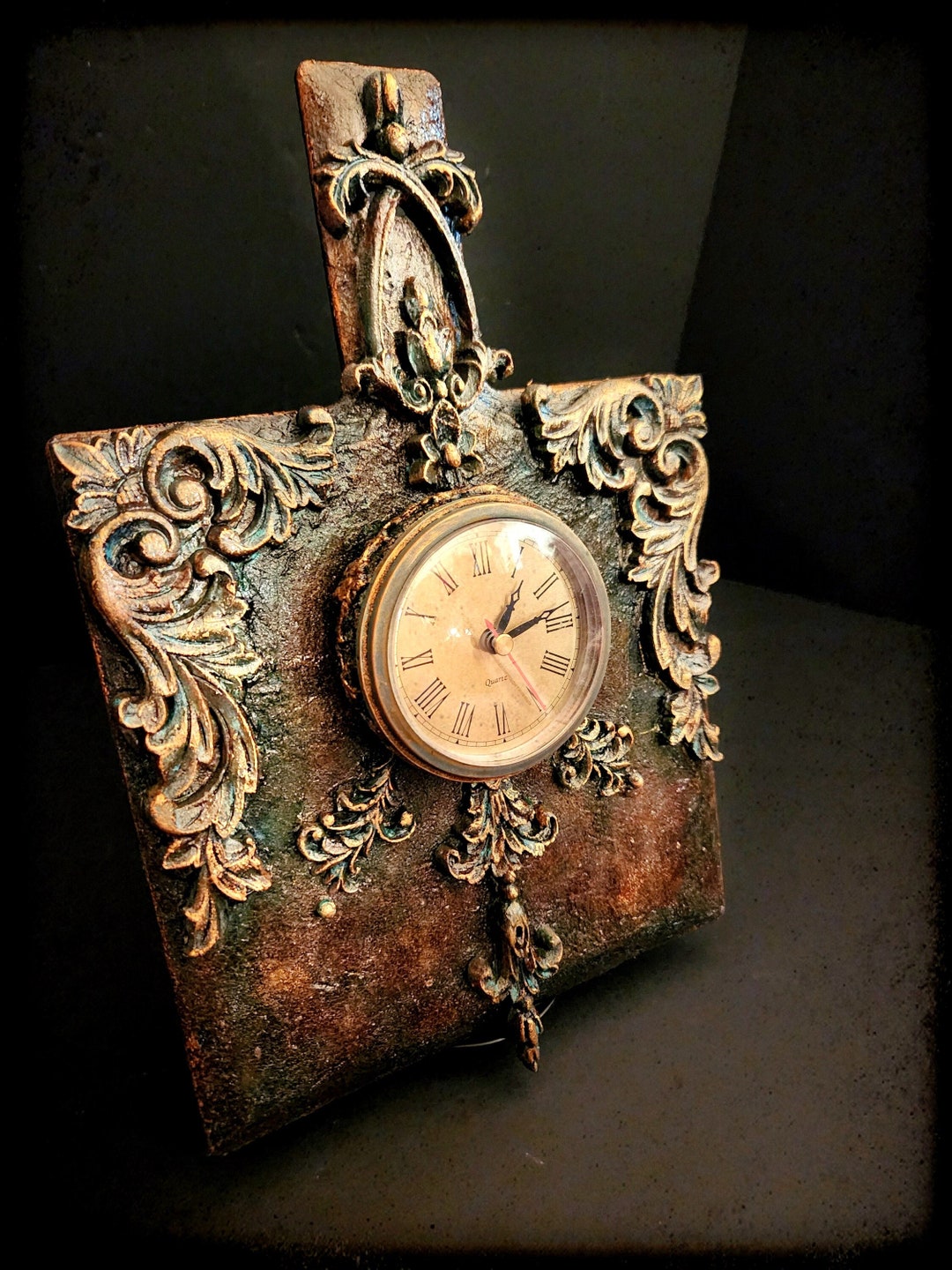 Cutting Time, Cutting Board With Vintage Clock - Etsy