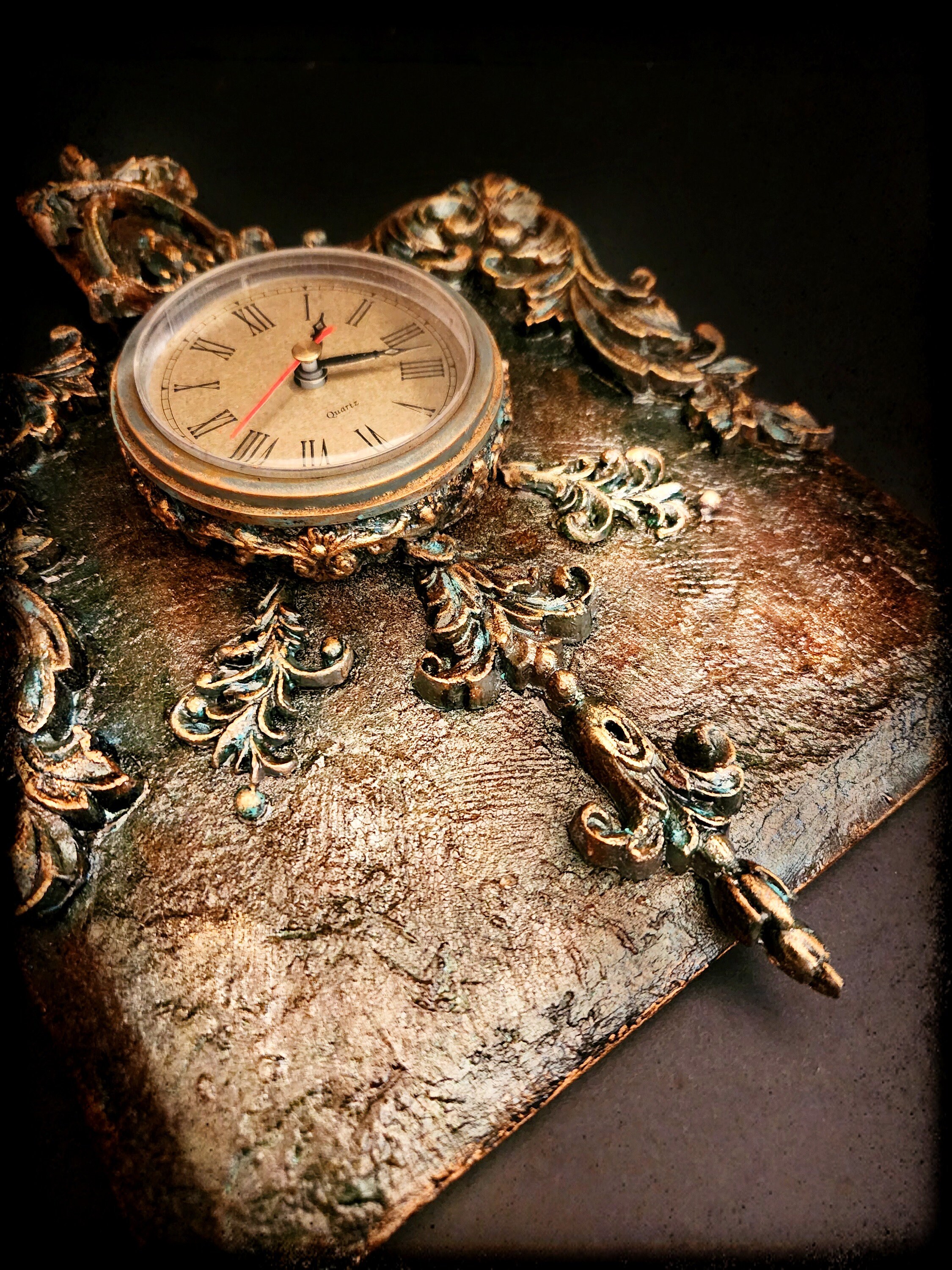 Cutting Time, Cutting Board With Vintage Clock - Etsy