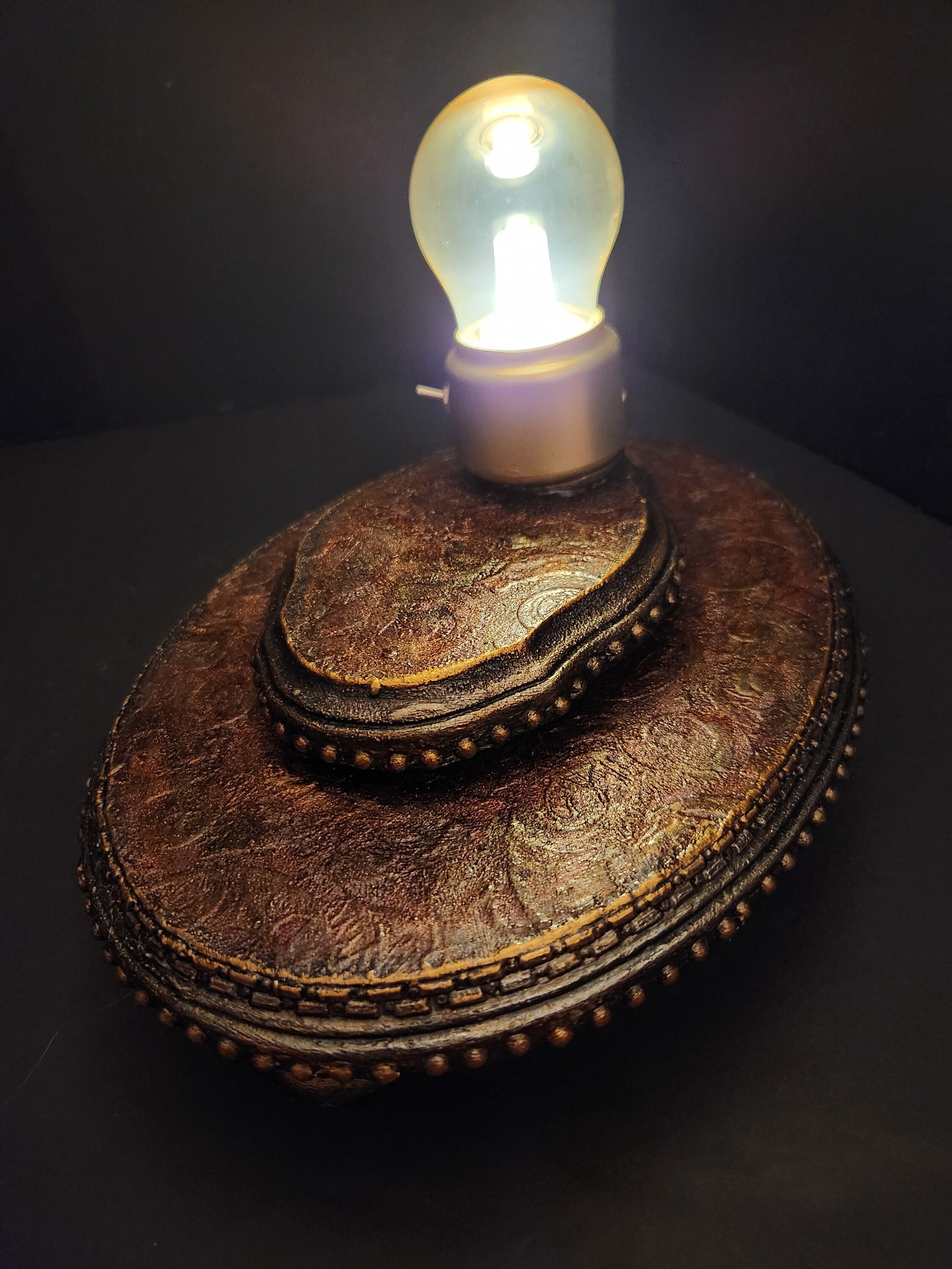 The Lit Caddy, a Nightstand Caddy With Rechargeable Light - Etsy