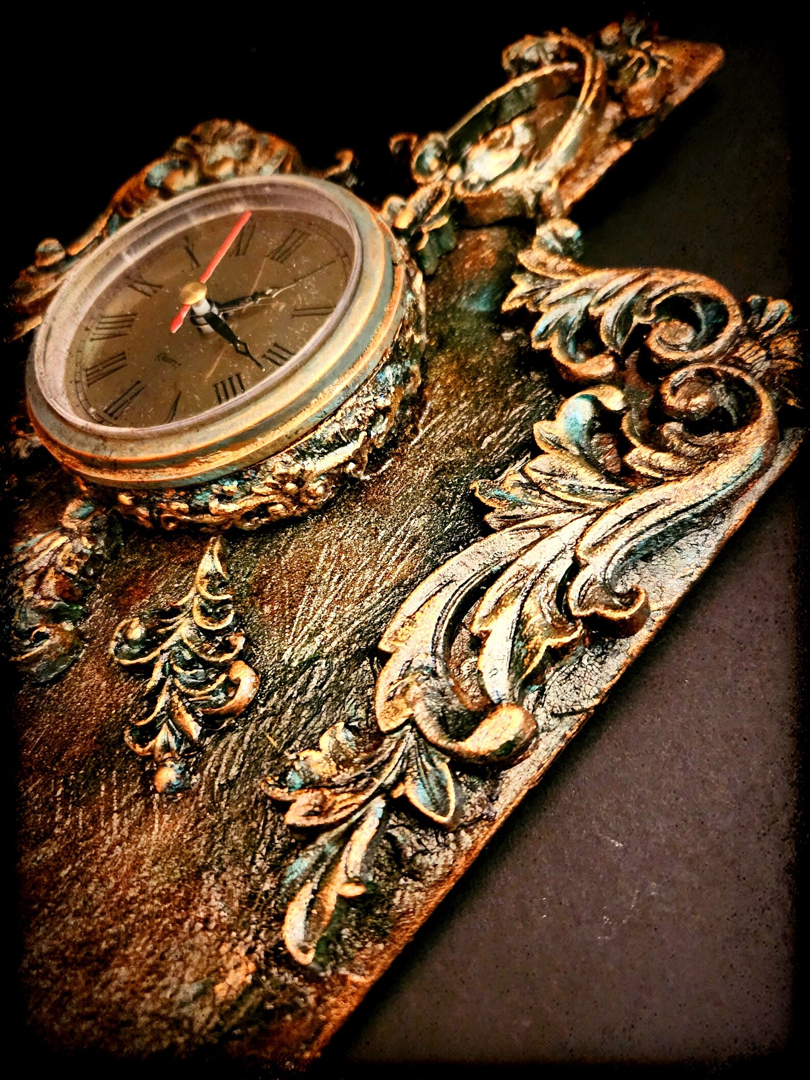 Cutting Time, Cutting Board With Vintage Clock - Etsy