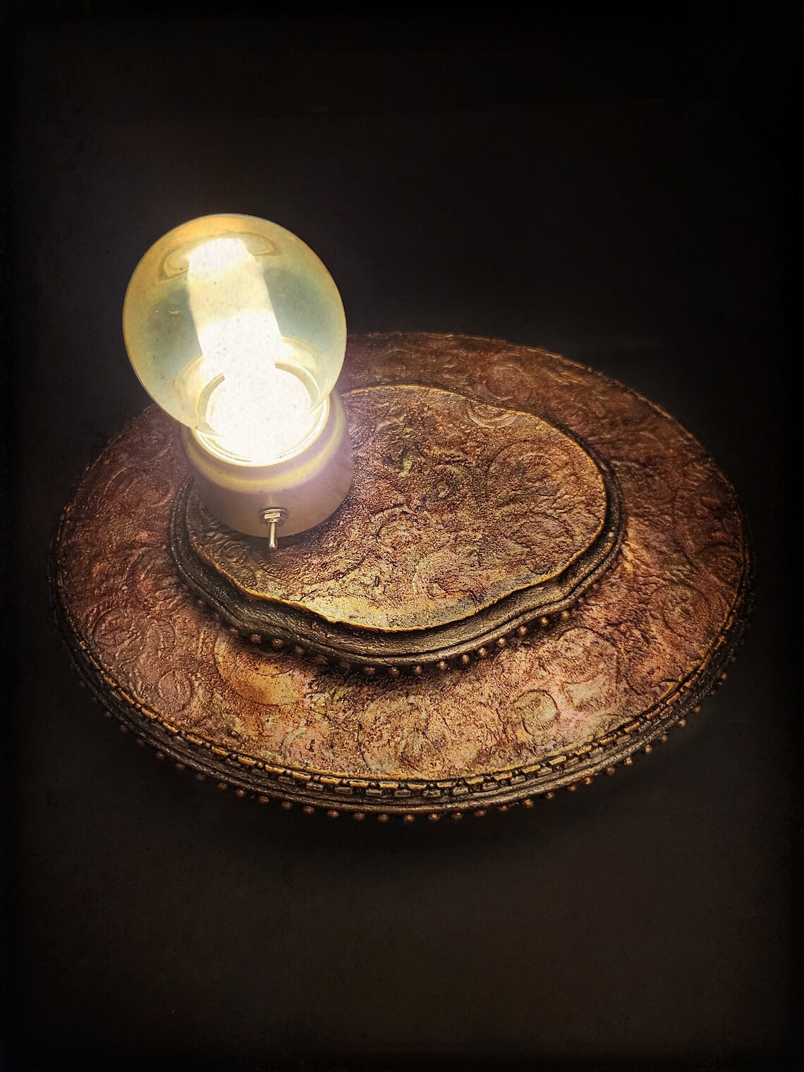 The Lit Caddy, a Nightstand Caddy With Rechargeable Light - Etsy