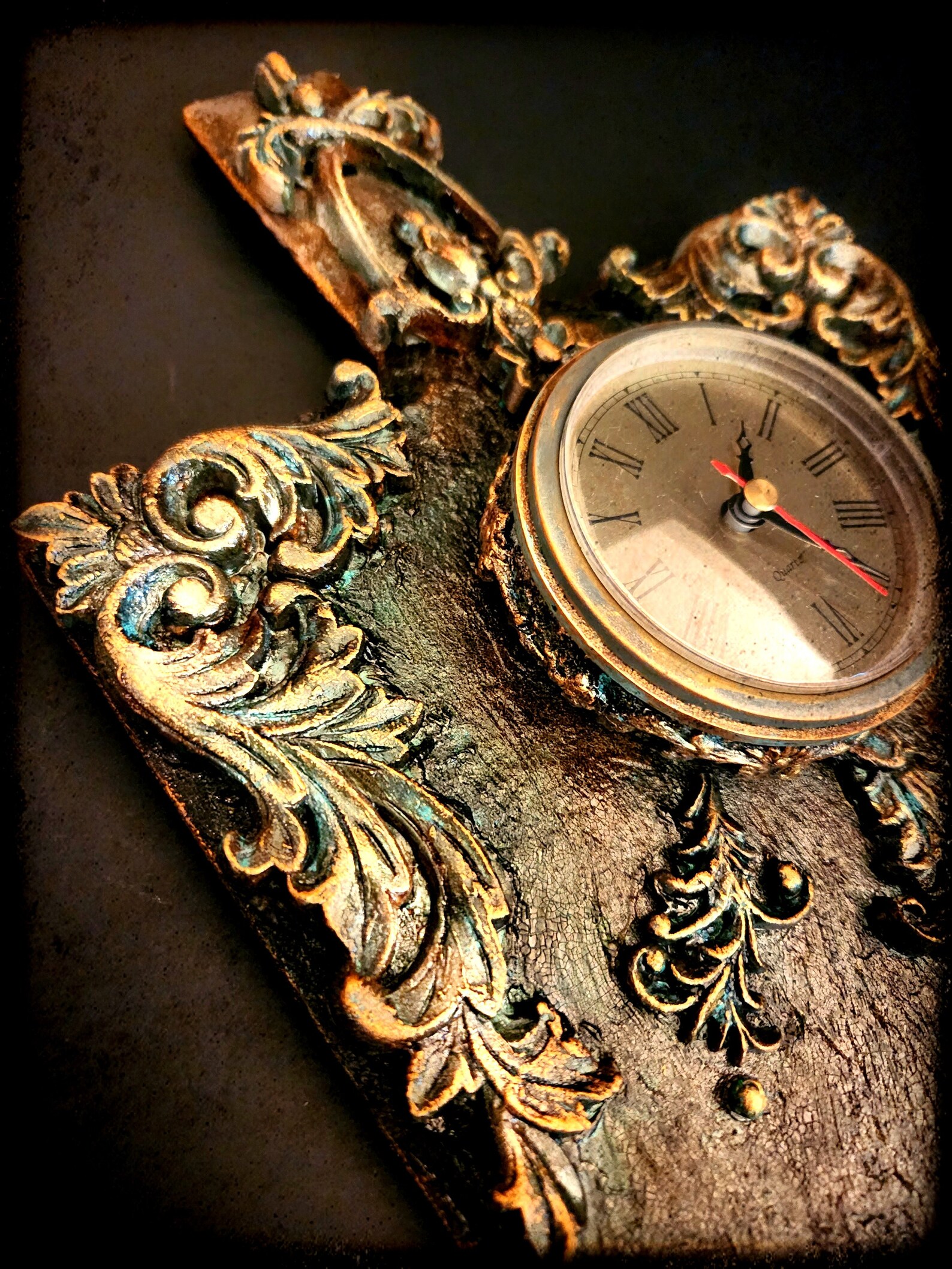 Cutting Time, Cutting Board With Vintage Clock - Etsy