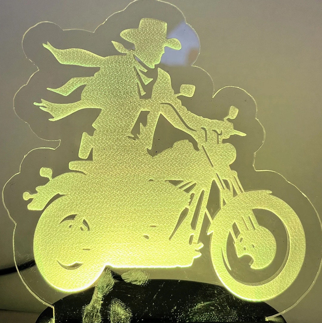 Horses, Cowboy Themed Night Light Inserts W/color Changing, Remote ...
