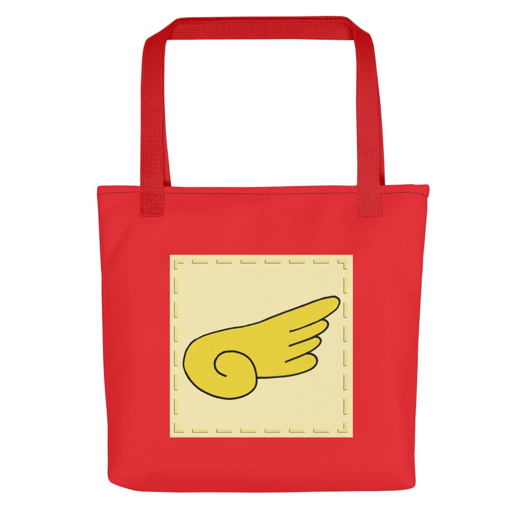 Wing Tote Bag in Red - Etsy