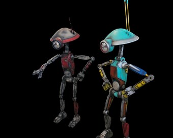 TT-8L jabba's Gatekeeper Droid 3.75 Scale 3D Printed Model Kit Vintage ...