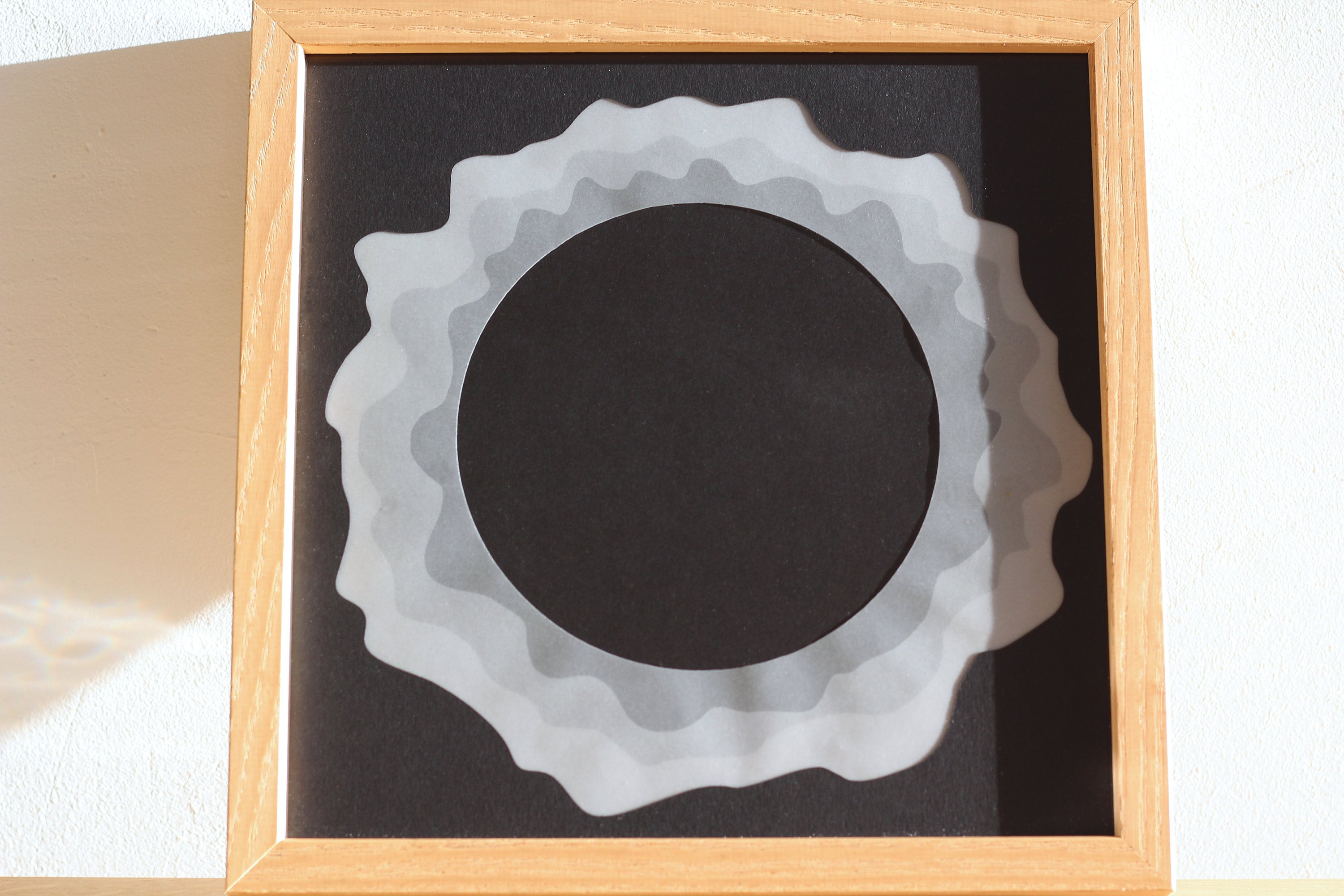 Solar Eclipse in Cut Paper Layer Mille-feuille - Etsy