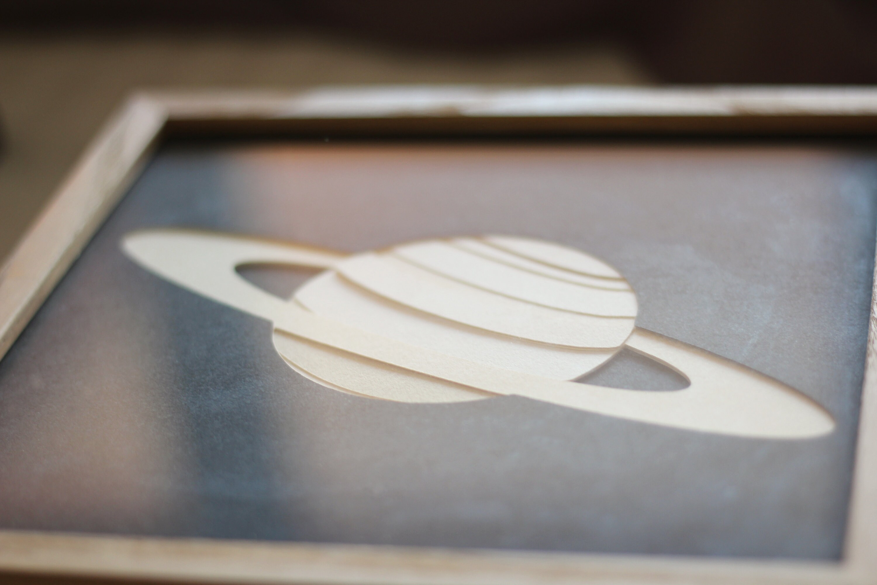 Saturn Layered With Mille-feuille Cut Paper - Etsy