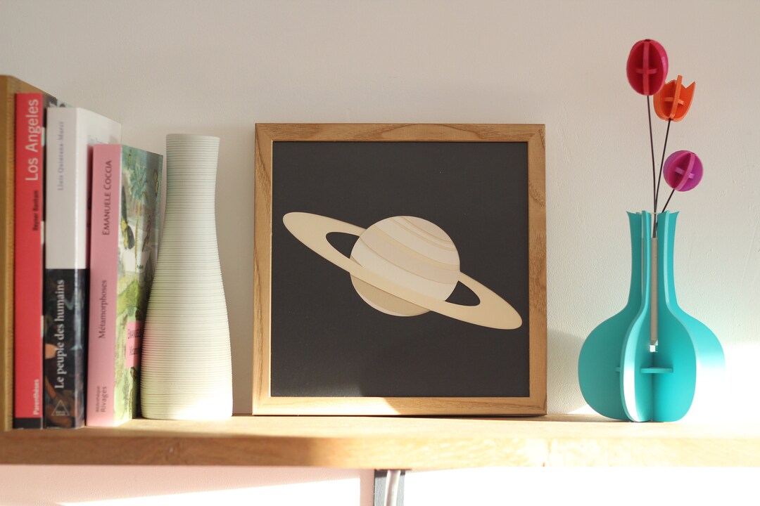 Saturn Layered With Mille-feuille Cut Paper - Etsy