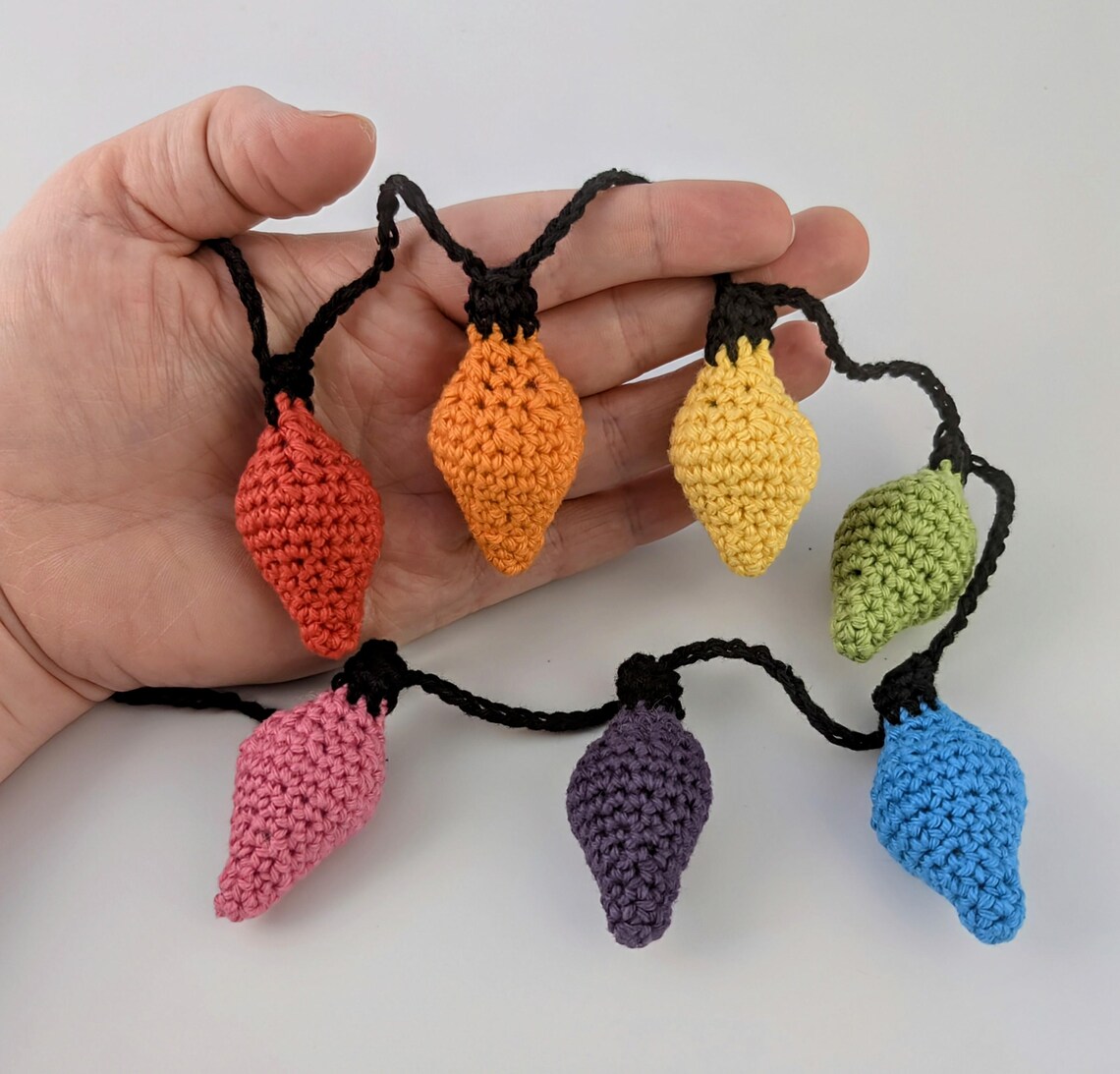 PDF PATTERN** Amigurumi Crochet Christmas Lights, Crochet Christmas ...