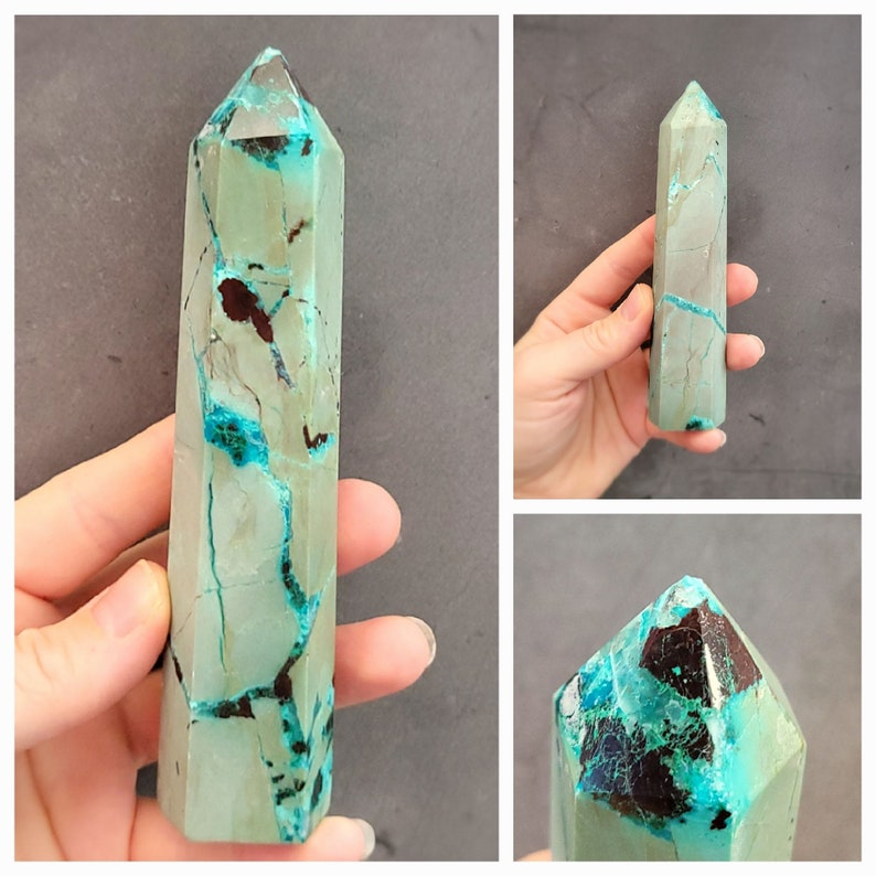 Phoenix Turquoise Tower Chrysocolla - Etsy