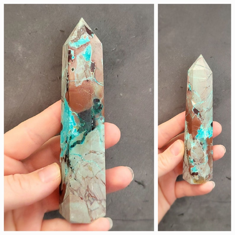 Phoenix Turquoise Tower Chrysocolla - Etsy