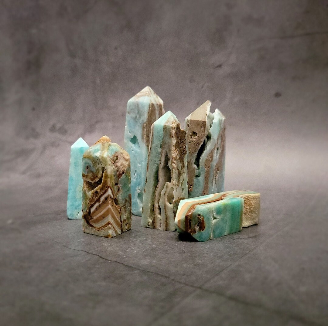 Mini Hemimorphite Towers - Etsy