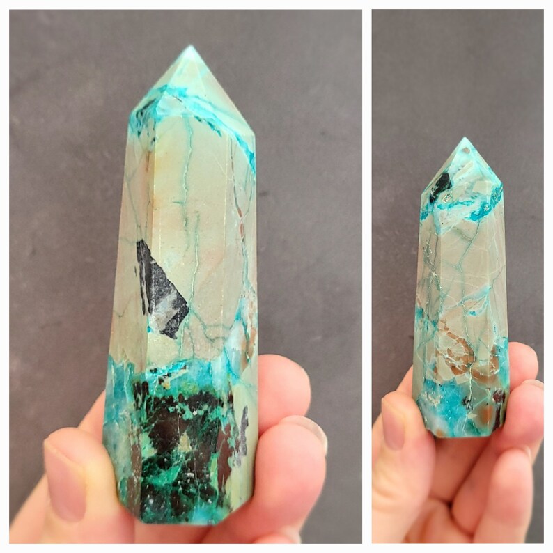 Phoenix Turquoise Tower Chrysocolla - Etsy