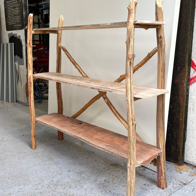 Log Shelves - Etsy