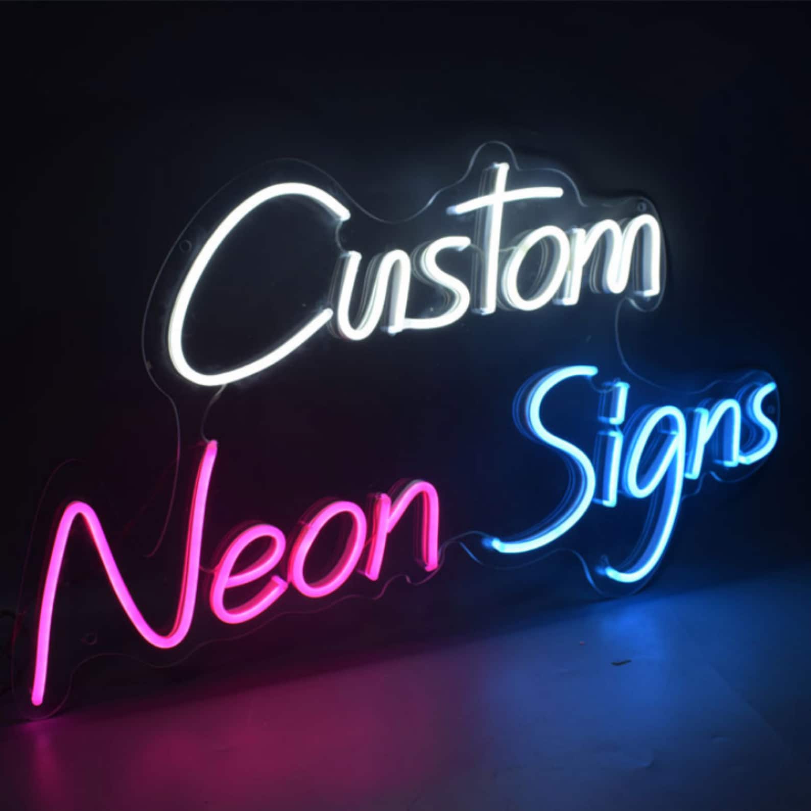 Custom Neon Sign Personalized/ Neon Light Sign for Wall/ - Etsy