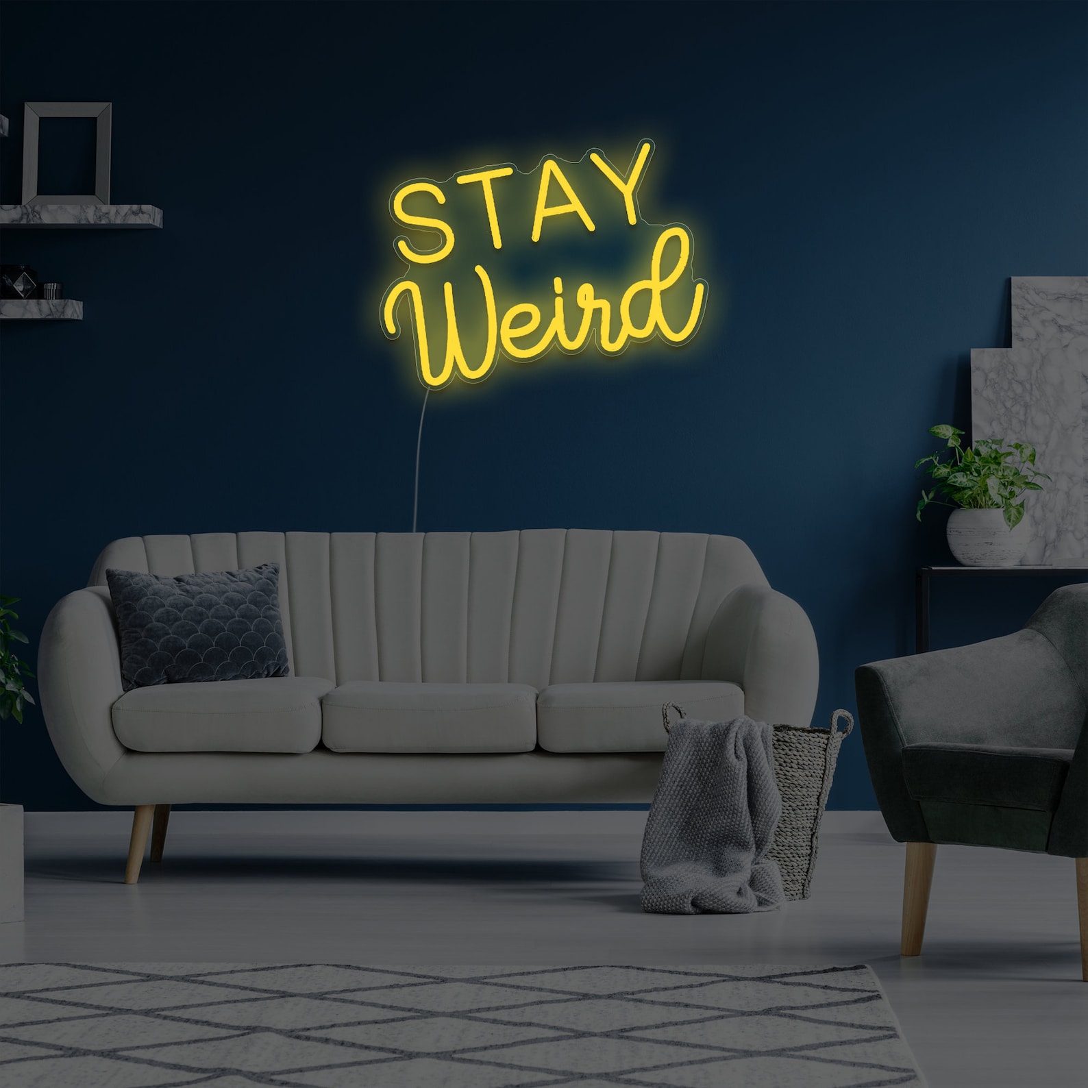 Stay Weird Neon Sign Custom Neon Sign Neon Light Sign for - Etsy