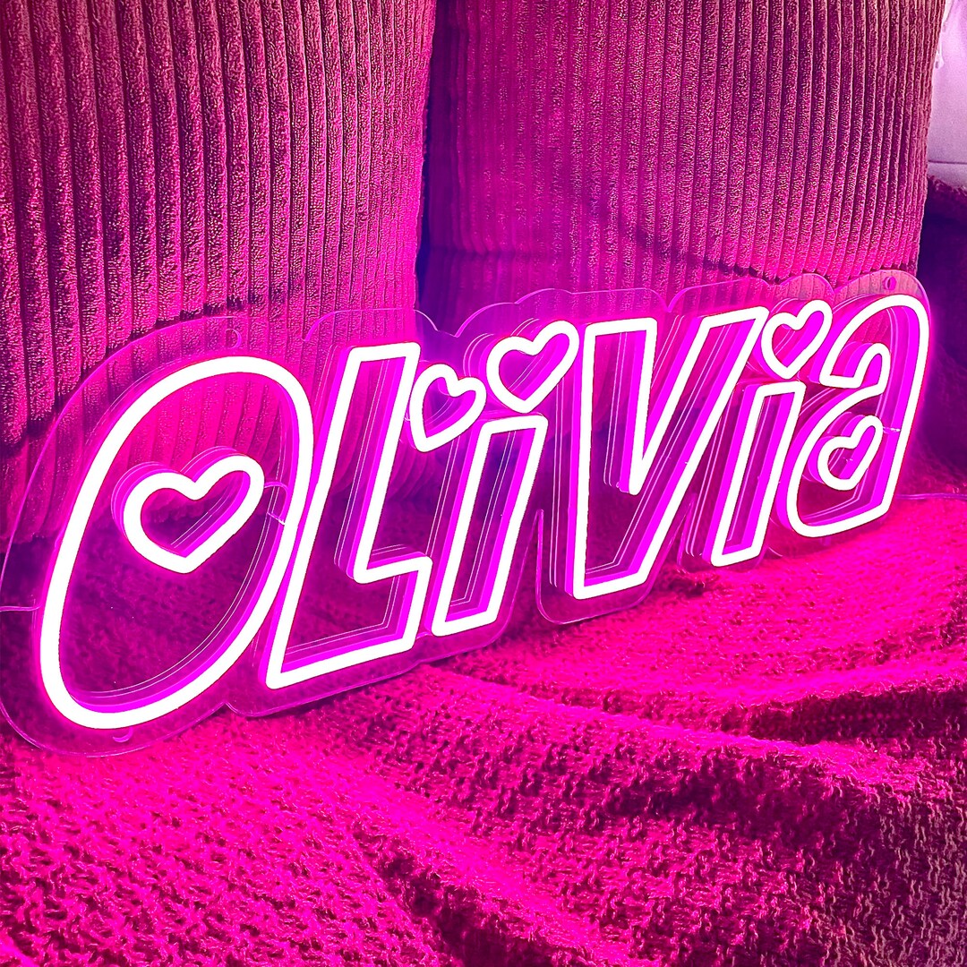 Custom Name Neon Sign for Kids, Kid Room Decorations, Home Decor Wall ...