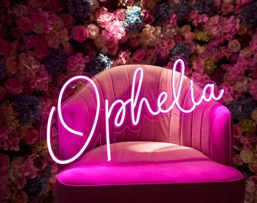 Custom Name Neon Sign for Kids, Kid Room Decorations, Home Decor Wall ...