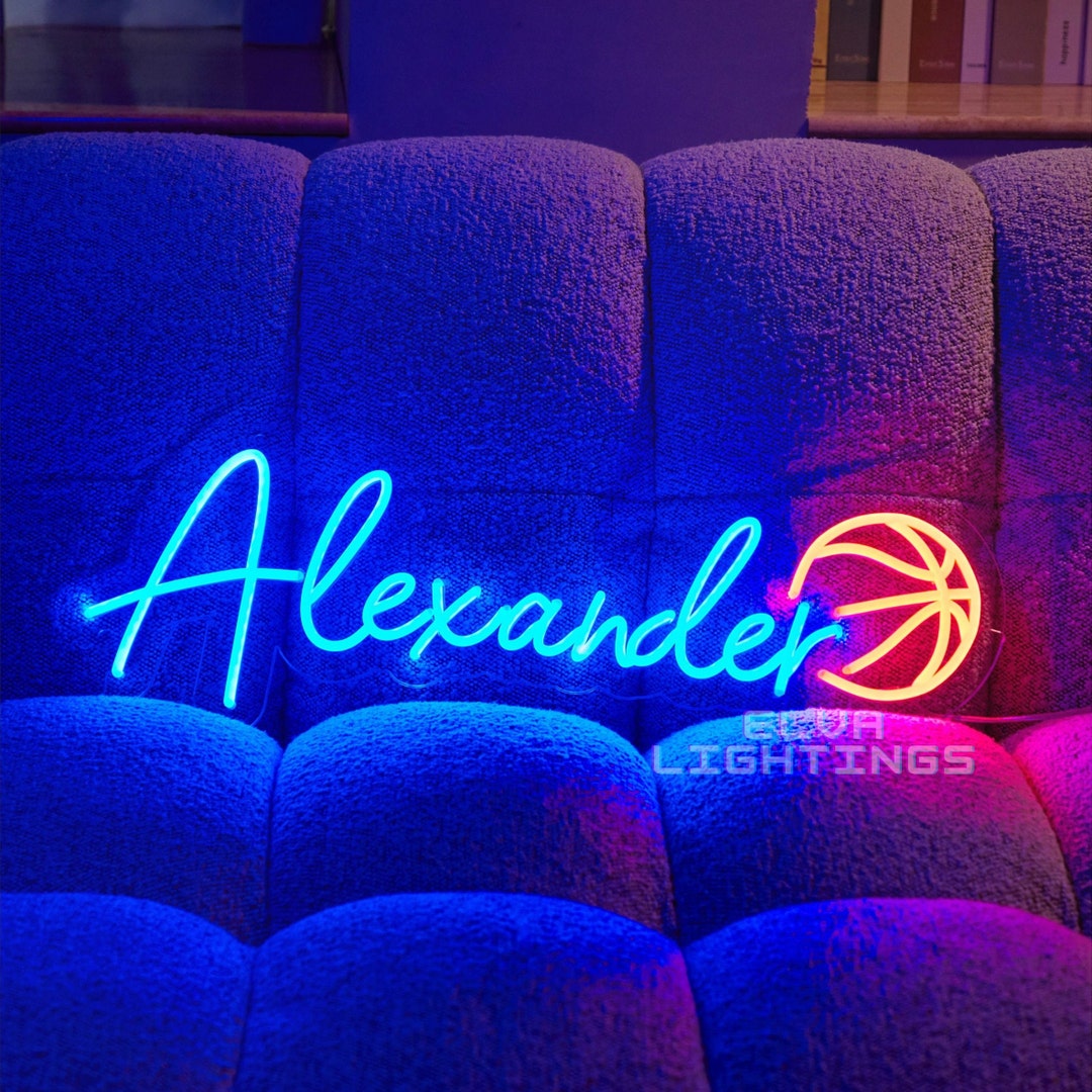 Custom Neon Sign for Kids, Boy's Name in Neon Lights, Personalized ...