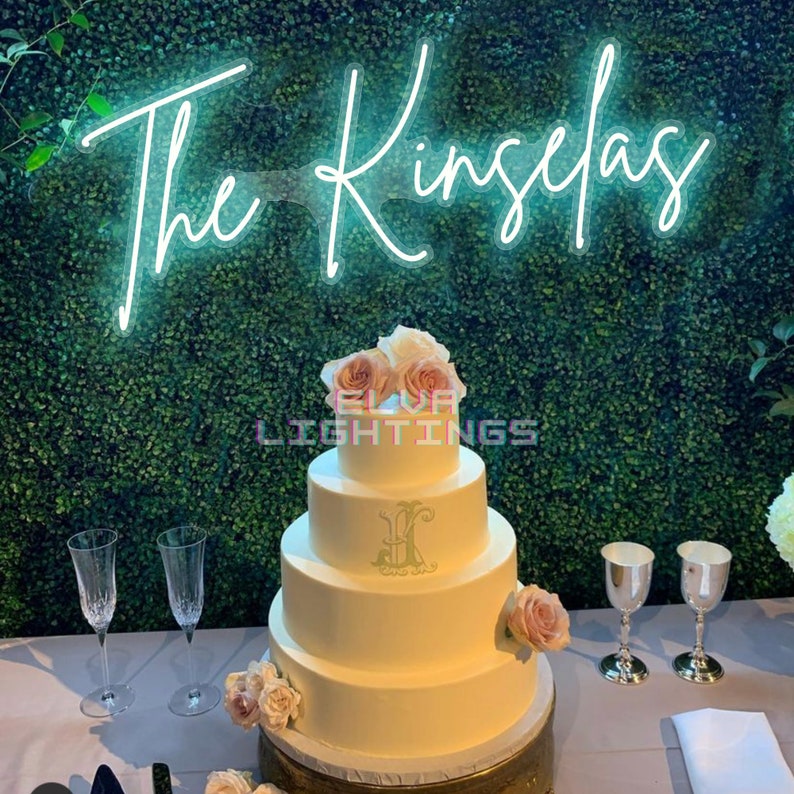 Custom Wedding Neon Sign Wedding Neon Sign Name Neon Sign - Etsy