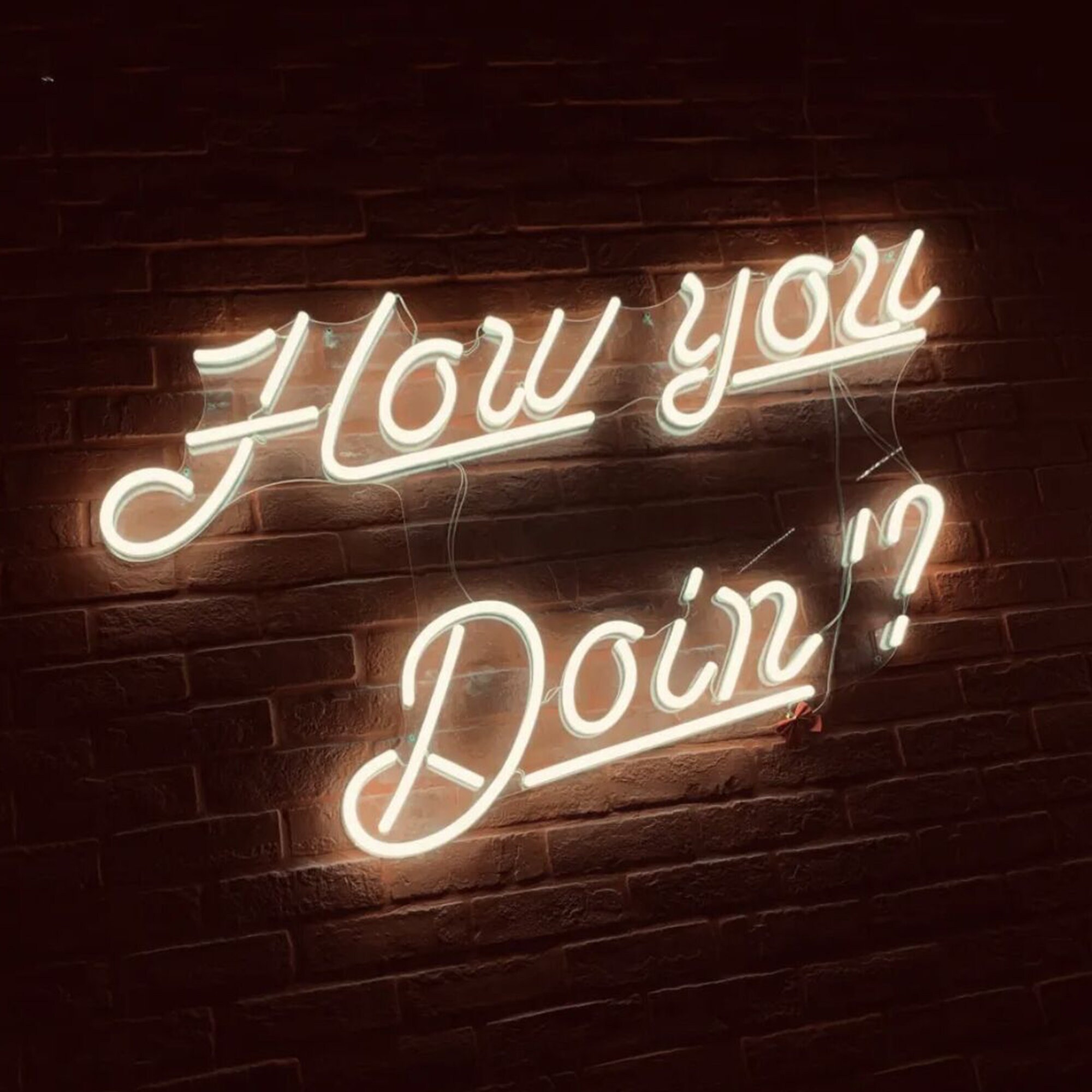 How You Doin Neon Sign Neon Sign Customneon Light Custom - Etsy