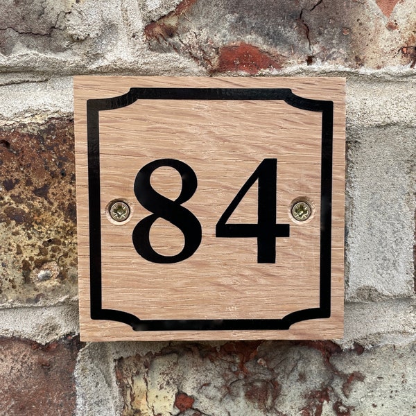 Classic House Number - Etsy