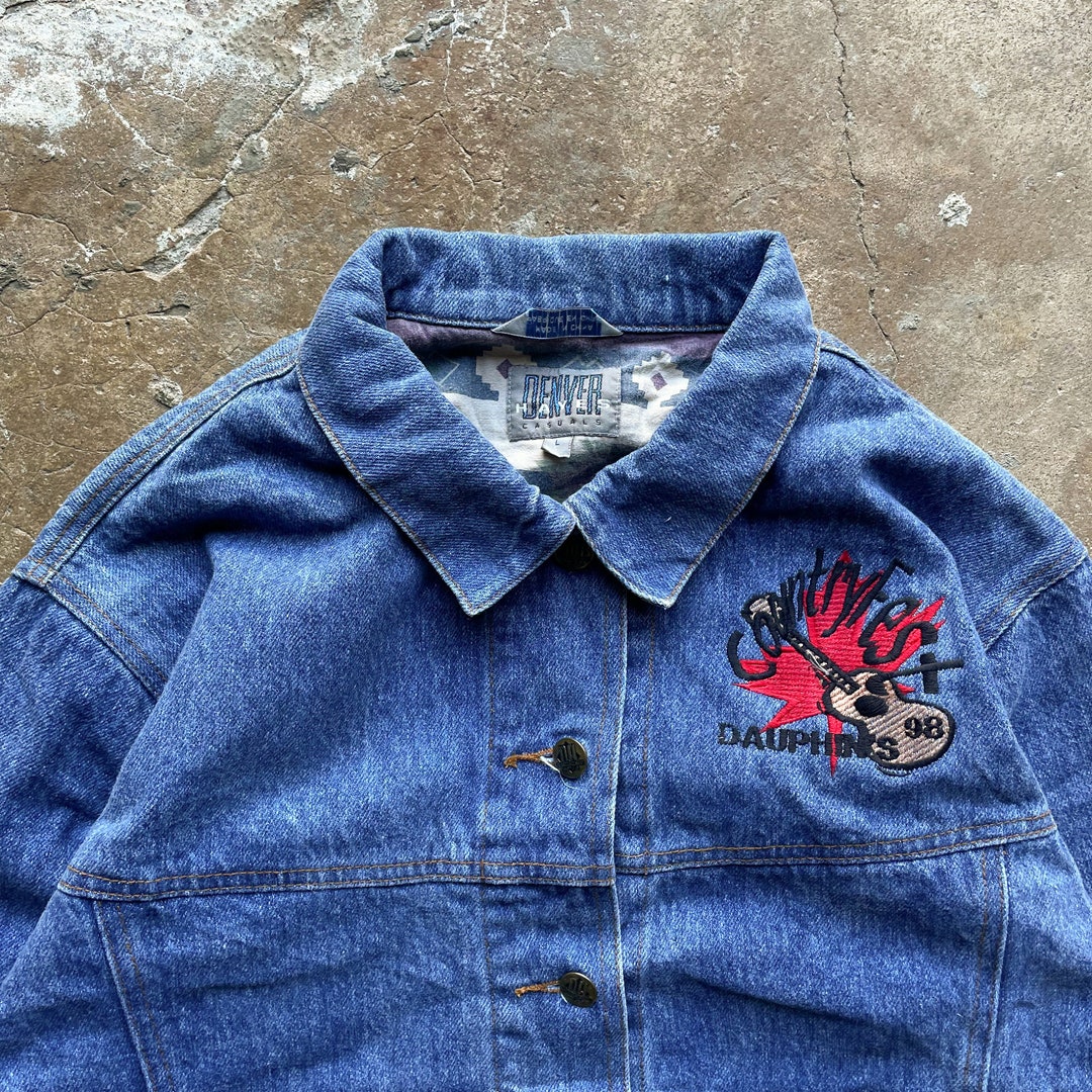 Vintage Denim Jacket, Denver Hayes Vintage Jean Jacket - Etsy