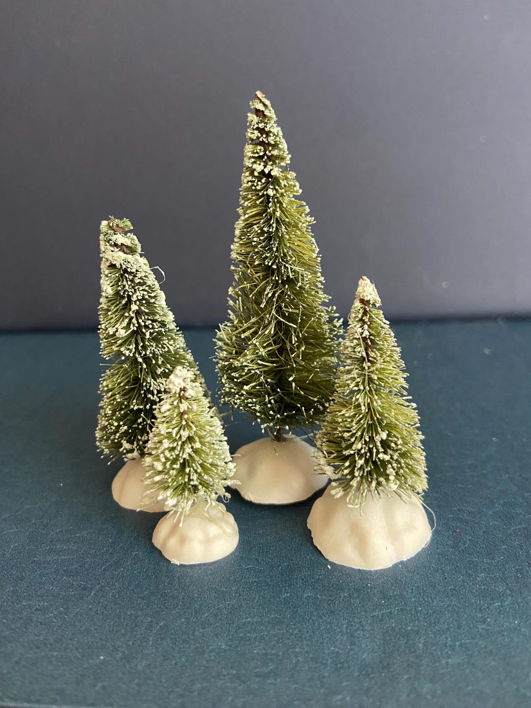 Miniature Sisal Trees - Set of Four - Etsy